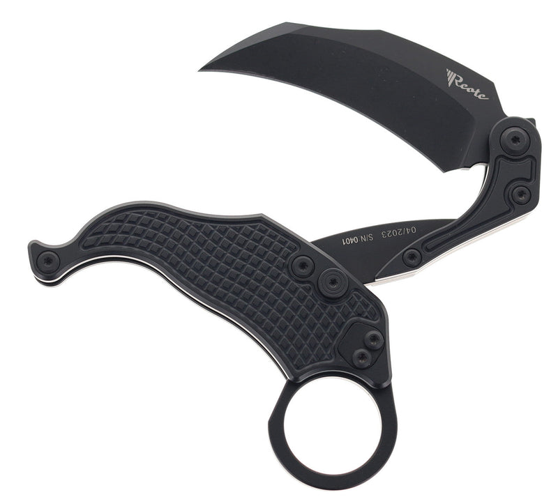 Reate Exo K Gravity Karambit Button Lock Knife Trainer Included