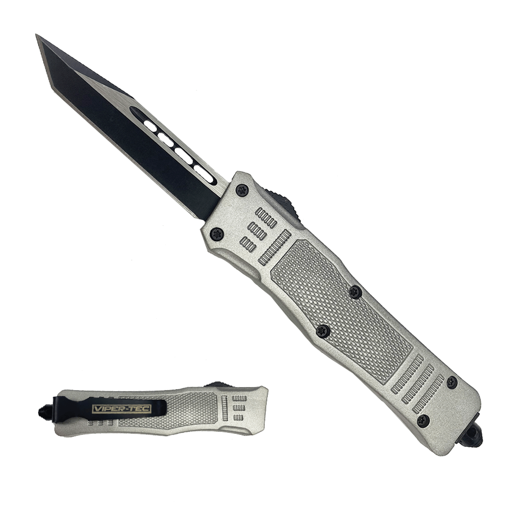Mini OTF Knife For Sale - Silver Phantom | OTF, Switchblade, Stiletto